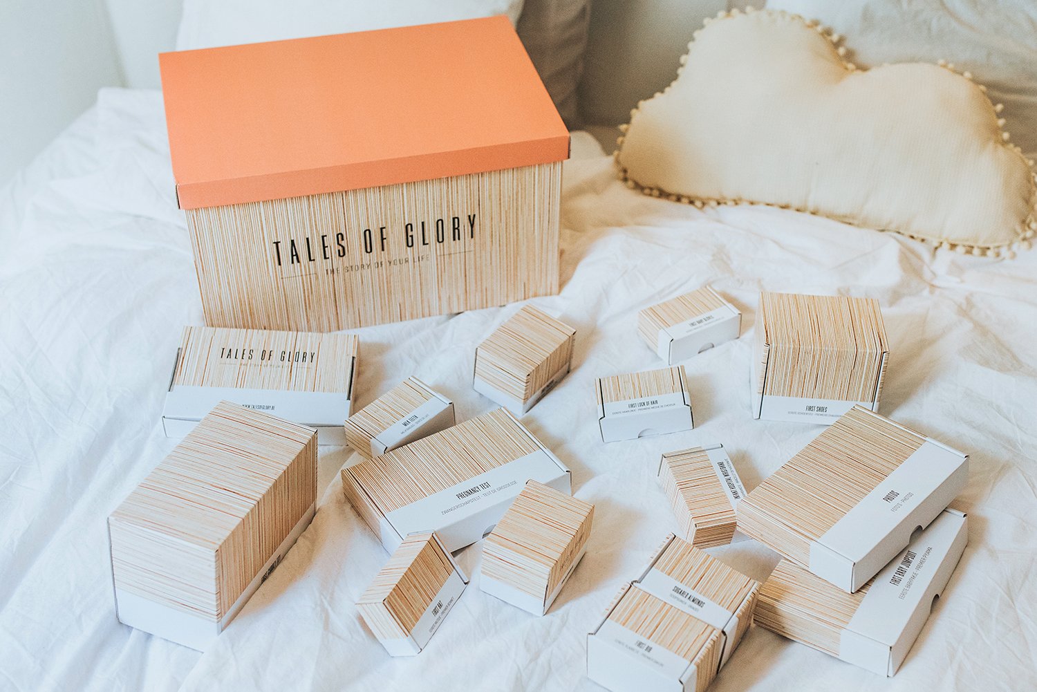 Baby milestone box | Roze • Shop